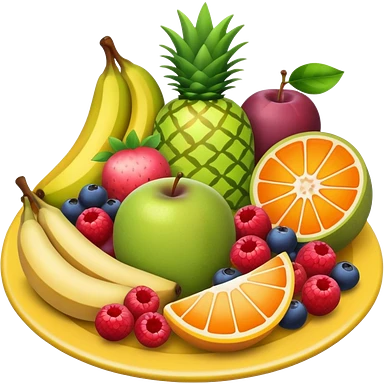 Fruit Plate emoji | AI Emoji Generator