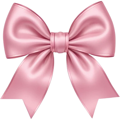 Cute pastel pink bow emoji | AI Emoji Generator
