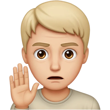 Make a emoji of a person saying "Ew" emoji | AI Emoji Generator