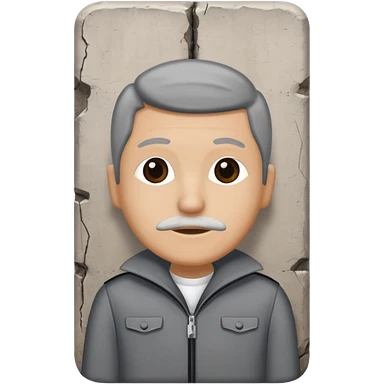 berlin wall long in front without man emoji | AI Emoji Generator