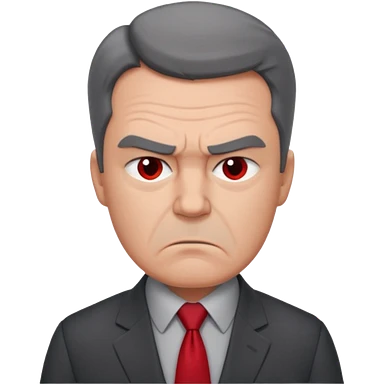 Irritated boss emoji | AI Emoji Generator