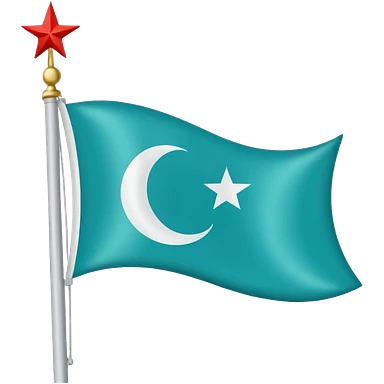 Turkuaz renginde türk bayrağı yapar mısın. Bayrak. I want to flag ...