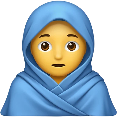 blanketed human emoji | AI Emoji Generator