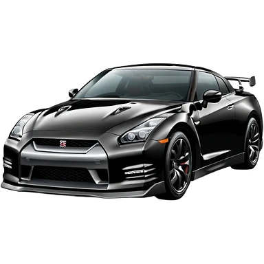 Nissan GTR black emoji | AI Emoji Generator