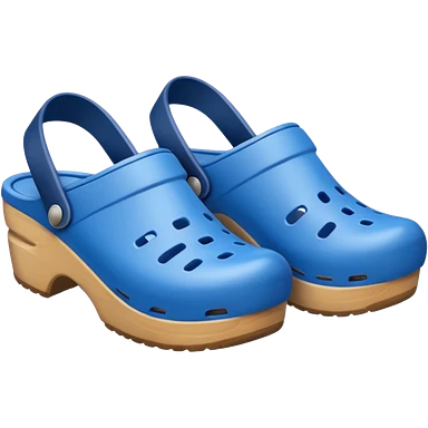 clogs blue emoji | AI Emoji Generator