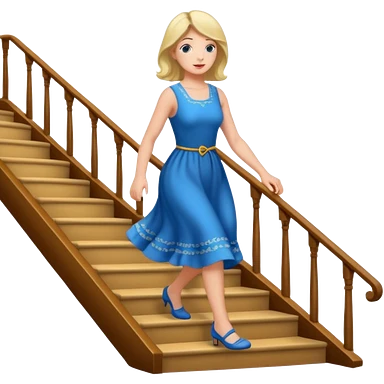 woman going upstair emoji | AI Emoji Generator