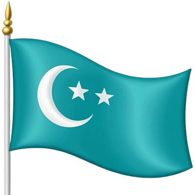 Turkuaz renginde türk bayrağı yapar mısın. Bayrak. I want to flag ...