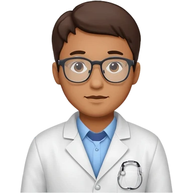 Lab technologist male emoji | AI Emoji Generator