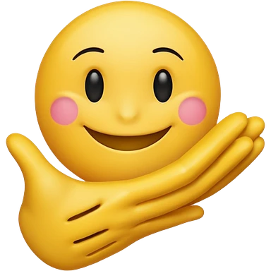 Smiley which pats in the back emoji | AI Emoji Generator