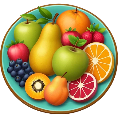 Fruit Plate emoji | AI Emoji Generator