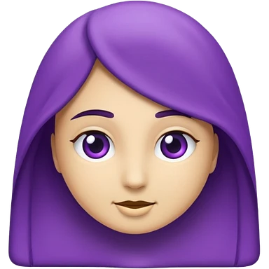Noor purple emoji | AI Emoji Generator