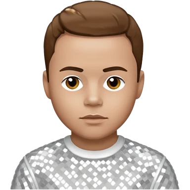 Brian Harvey from East 17 with light skin, brown hair, white sequin ...