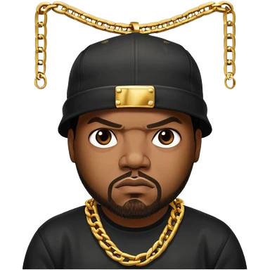 Eazy econ ice cube emoji | AI Emoji Generator