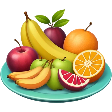 Fruit Plate emoji | AI Emoji Generator