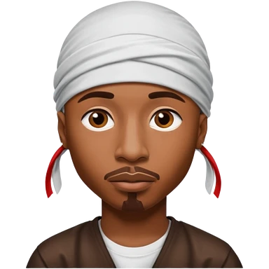 2Pac only face and durage emoji | AI Emoji Generator