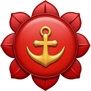 Symbol of sacrifice in berserk in red colour emoji | AI Emoji Generator