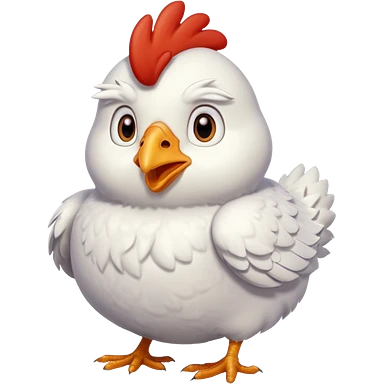 White christmas chicken emoji | AI Emoji Generator