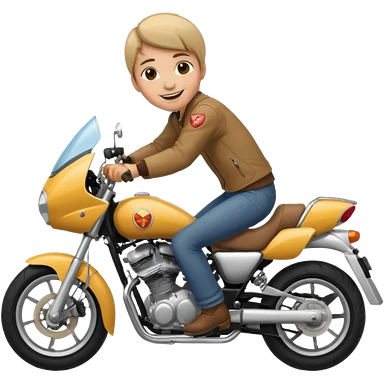 As un emojis de una persona levantando moto pirueta emoji | AI Emoji ...
