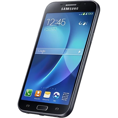 a Samsung phone, no buttons emoji | AI Emoji Generator