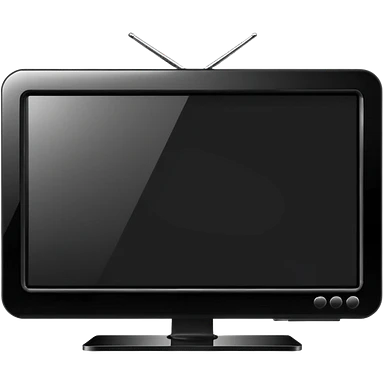 Flat tv emoji | AI Emoji Generator