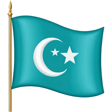 Turkuaz renginde türk bayrağı yapar mısın. Bayrak. I want to flag ...