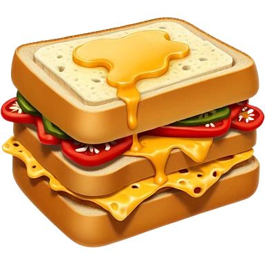 extra spicy sucuk sandwich object icon, crispy toasted bread, lots of ...
