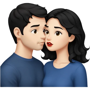 a handsome man with black short wavy hair, no beard, clean face tries ...