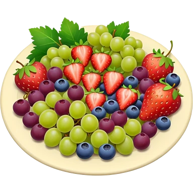 Fruit Plate emoji | AI Emoji Generator