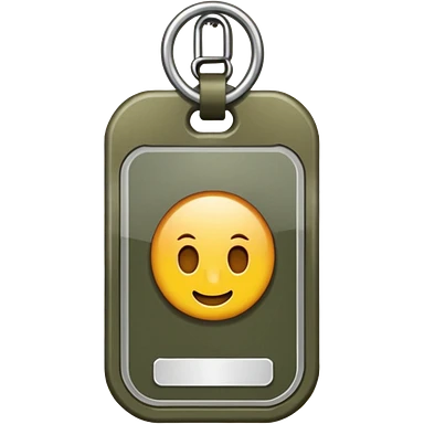 Military ID tags emoji | AI Emoji Generator