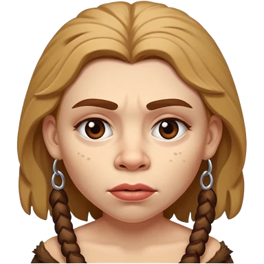 slack jawed neanderthal emoji | AI Emoji Generator