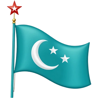 Turkuaz renginde türk bayrağı yapar mısın. Bayrak. I want to flag ...