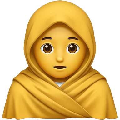 blanketed human emoji | AI Emoji Generator