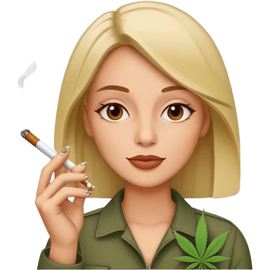 woman smoking marijuana emoji | AI Emoji Generator
