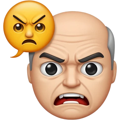 Big text "mopo" above and an angry man. Make sure the text is bigger ...