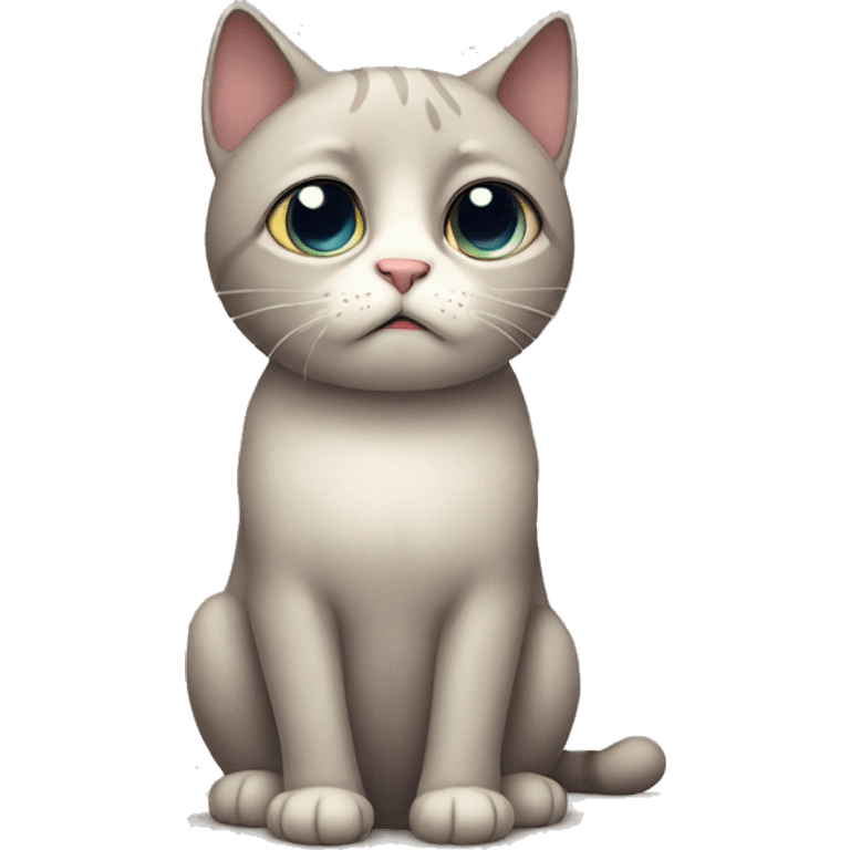 sad cat emoji | AI Emoji Generator