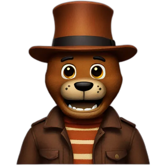 Freddy fazbear emoji | AI Emoji Generator
