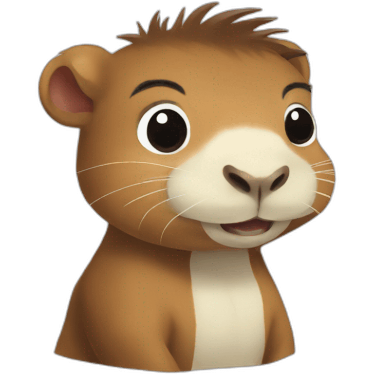 Capybara luffy emoji | AI Emoji Generator
