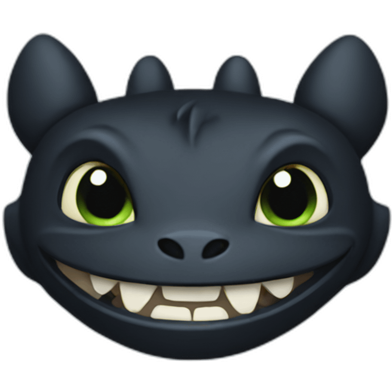 Toothless emoji