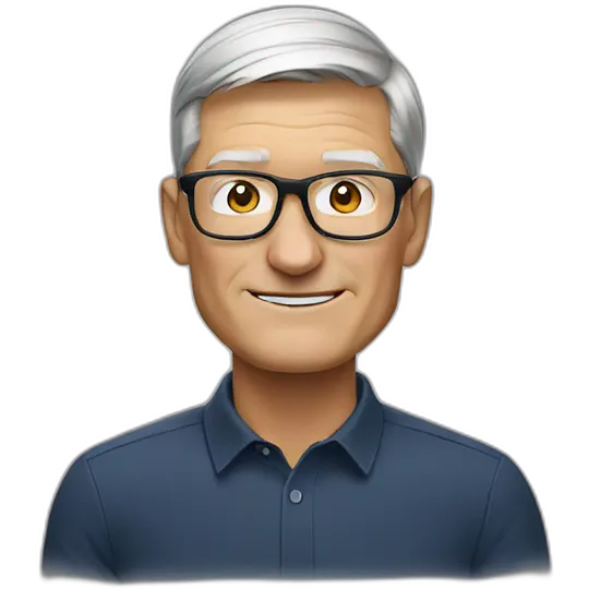 Tim cook emoji | AI Emoji Generator