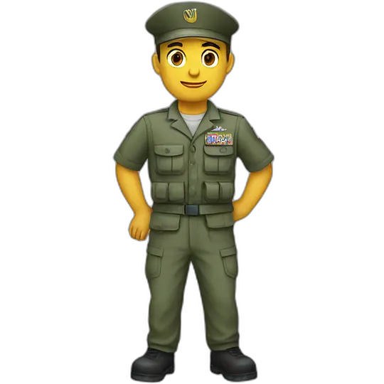 Serviceman emoji | AI Emoji Generator
