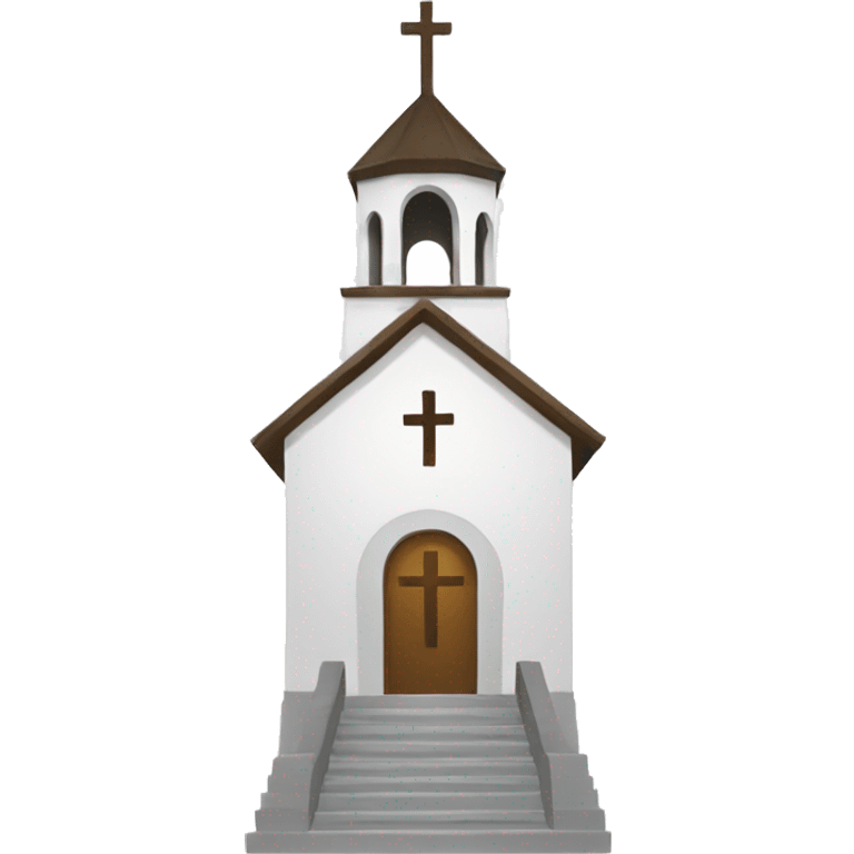 cross stairs simple background church emoji | AI Emoji Generator