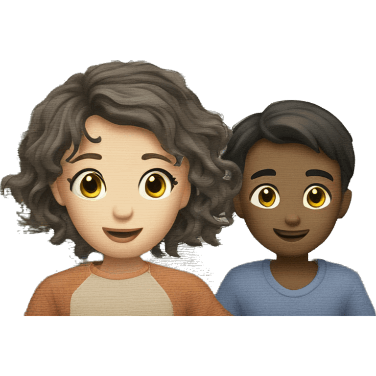 family looking out windowTogether emoji | AI Emoji Generator