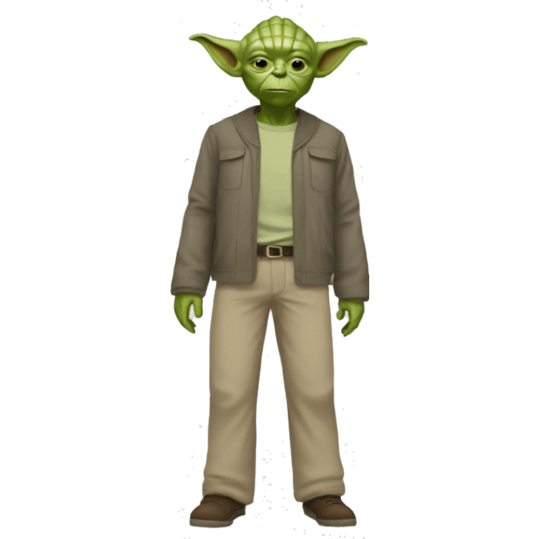 Andrew Tate with yoda pants emoji | AI Emoji Generator