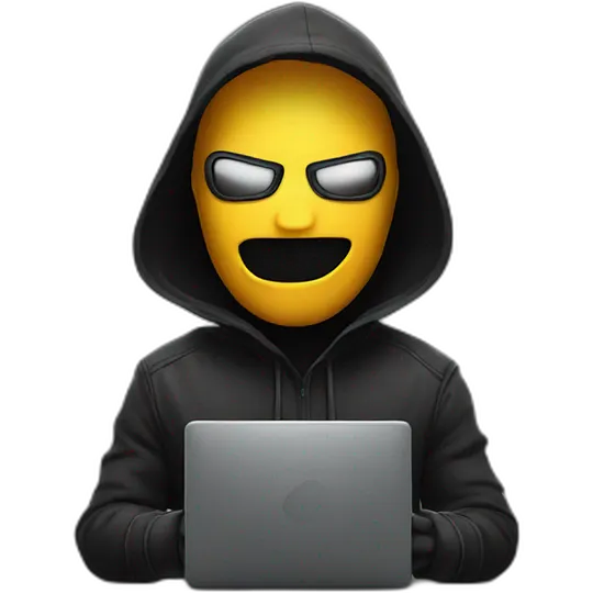 Hacker emoji | AI Emoji Generator