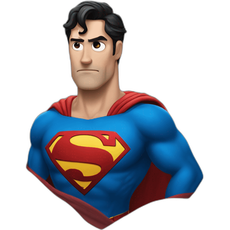 Superman poor emoji | AI Emoji Generator