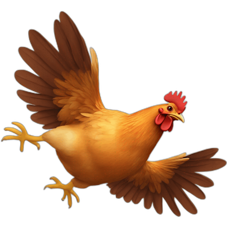 backflip chicken emoji | AI Emoji Generator