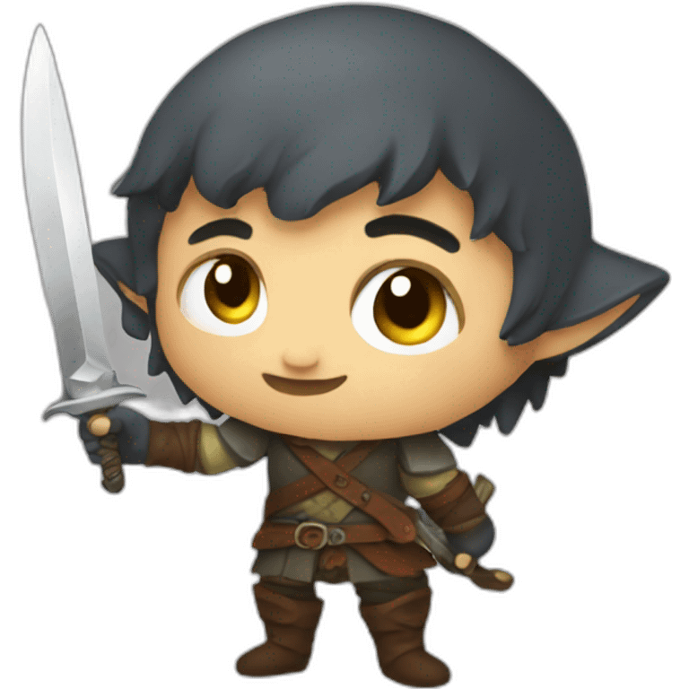halfling rogue with dagger emoji | AI Emoji Generator
