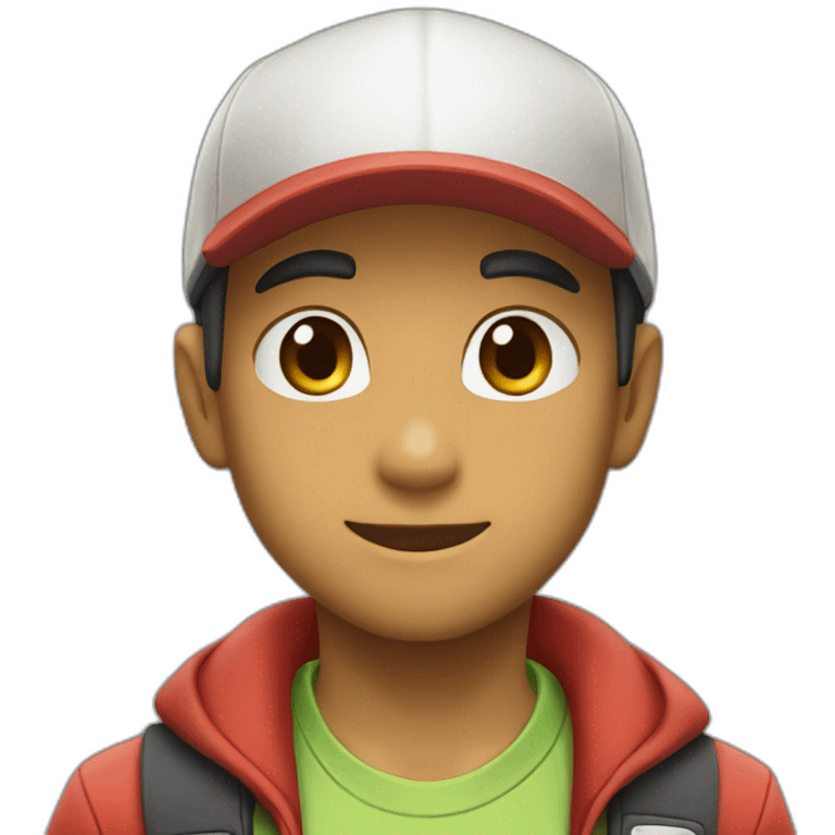 Pokémon_trainer_red emoji | AI Emoji Generator
