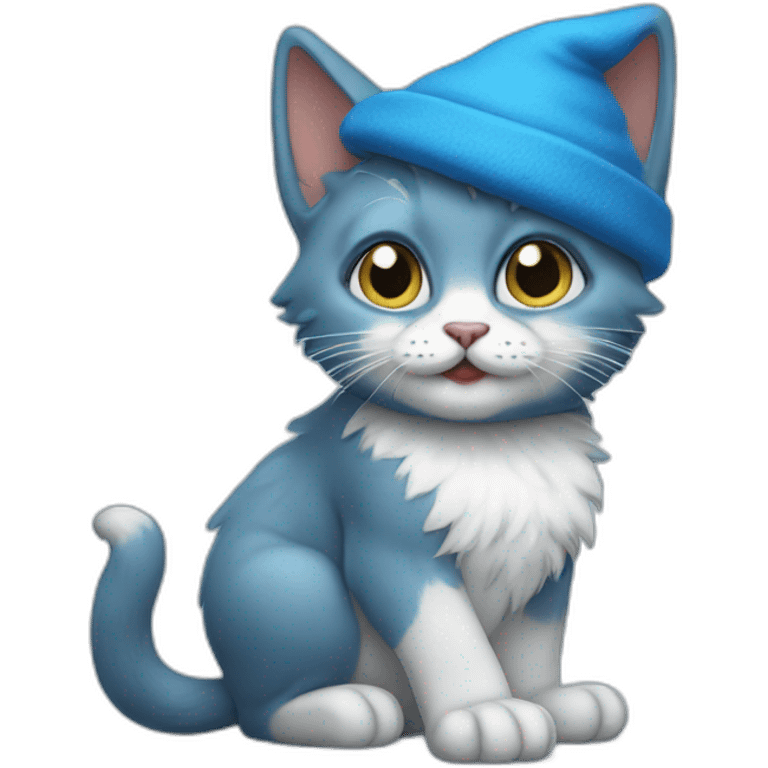 Smurf Cat emoji | AI Emoji Generator