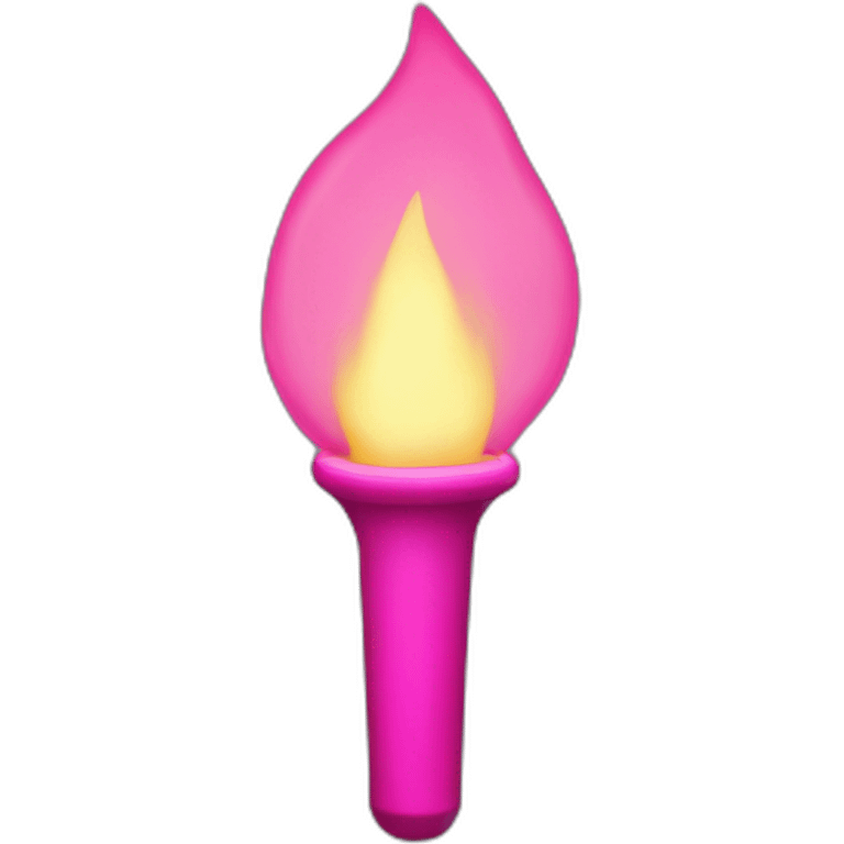 Pink Torch emoji | AI Emoji Generator